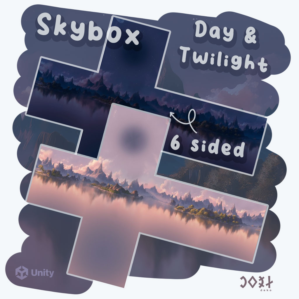 Lake in the Mountains - Day &Twilight - Skybox - Buy Royalty Free 3D model by deko (@deko_ai ...